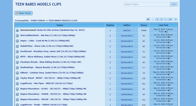 Forumophilia Review And Top 12 Porn Forums Like
